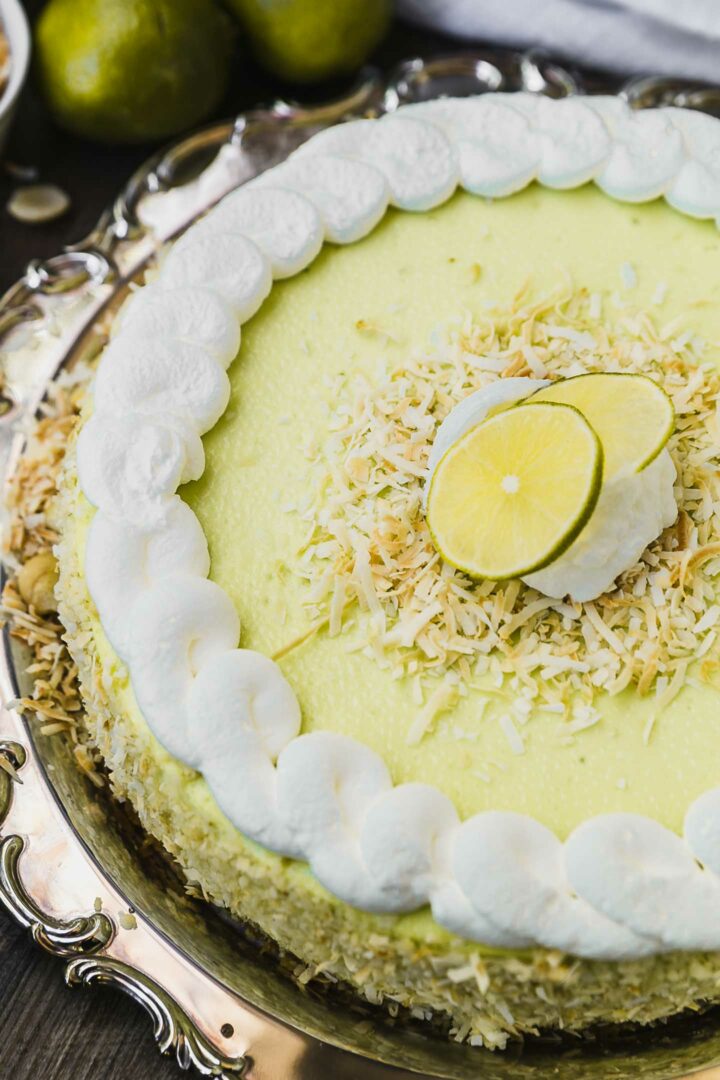 The BEST Key Lime Cheesecake Recipe! - Amy in the Kitchen