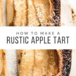 Rustic Apple Tart Recipe (with Puff Pastry) | Amy in the Kitchen