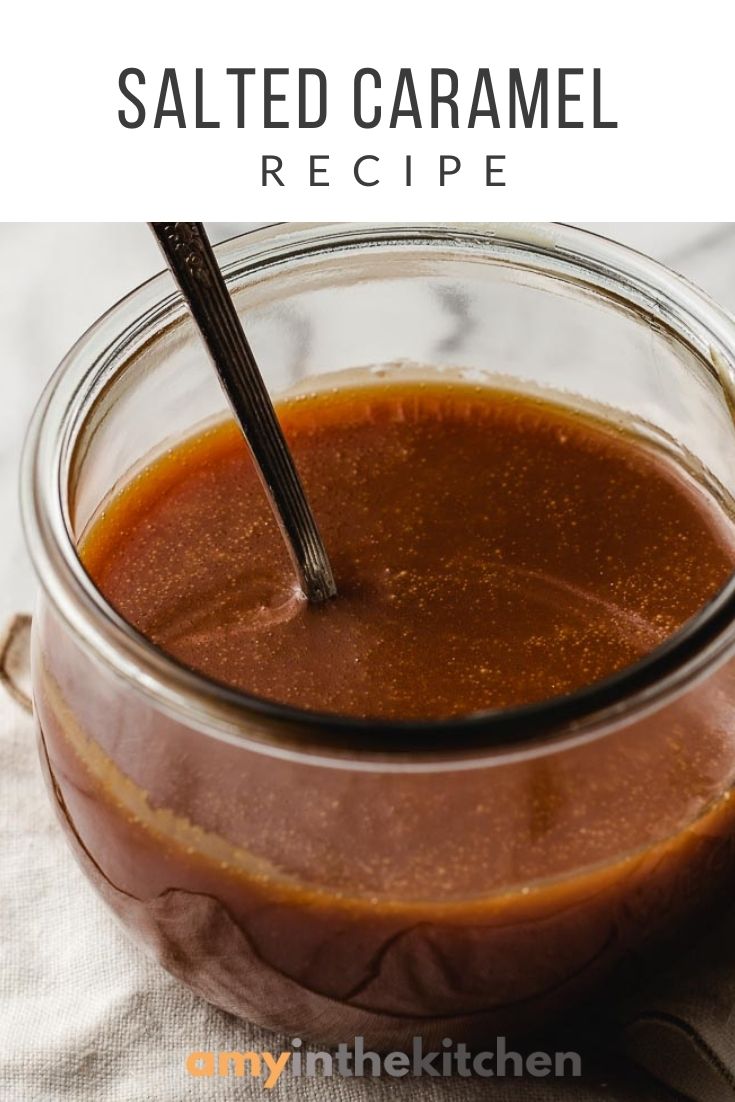 Homemade Salted Caramel Recipe - Amy in the Kitchen